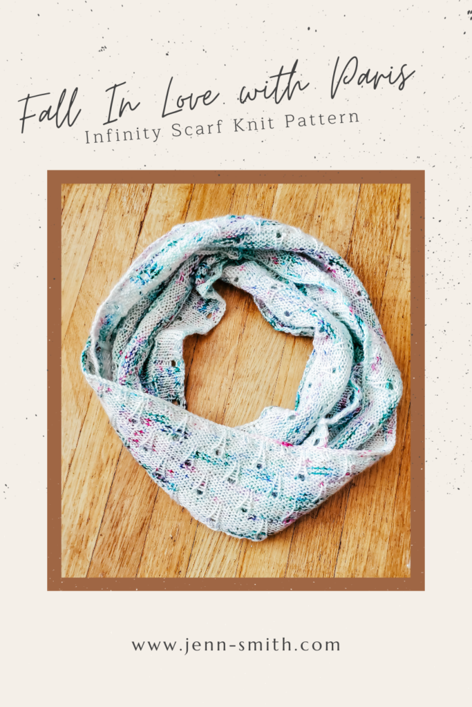 Free Pattern: Fall in Love with Paris Infinity Scarf | Cheers Jenn