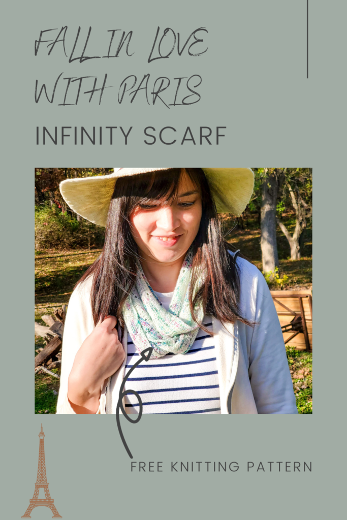 Free Pattern: Fall in Love with Paris Infinity Scarf | Cheers Jenn