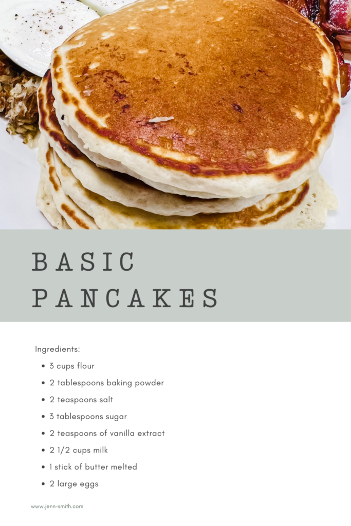 How to Make Basic Homemade Pancakes from Scratch | Jenn Giam Smith