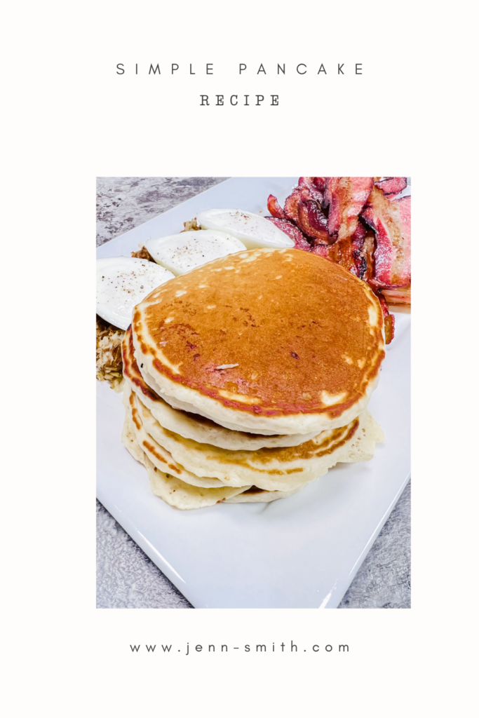 How to Make Basic Homemade Pancakes from Scratch | Jenn Giam Smith
