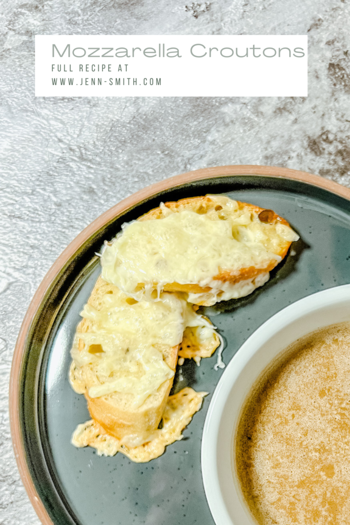 Mozzarella Croutons | Cheers Jenn