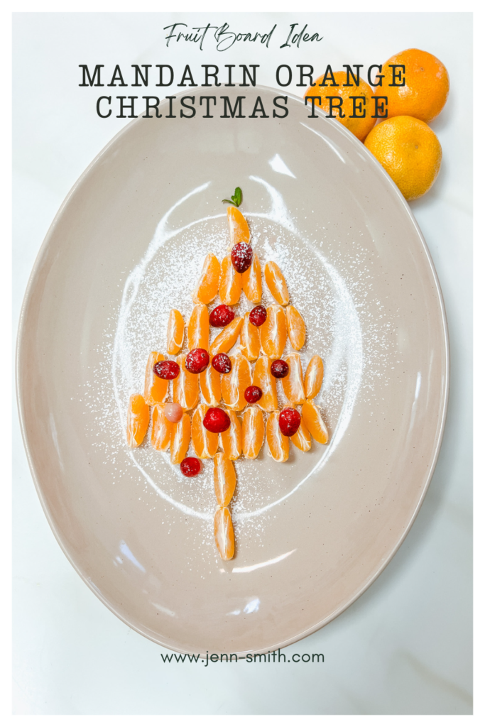 Impress Your Guests with a 5-Minute Mandarin Orange Christmas Tree Platter