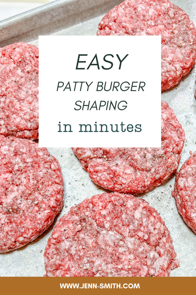 Fun & Easy Burger Patties | Cheers Jenn