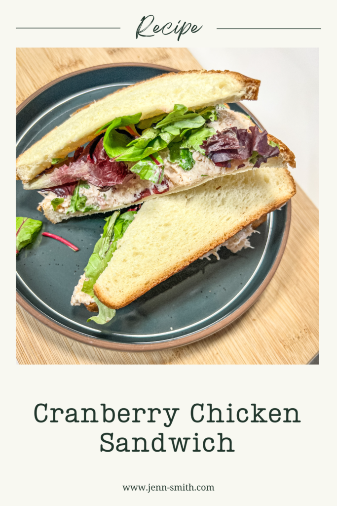 Cranberry Chicken Sandwich - Jenn Giam Smith
