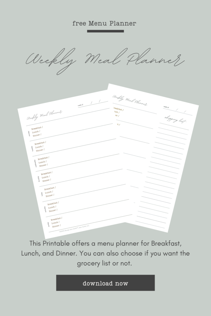 The Ultimate Guide to Effective Meal Planning | Jenn Giam Smith