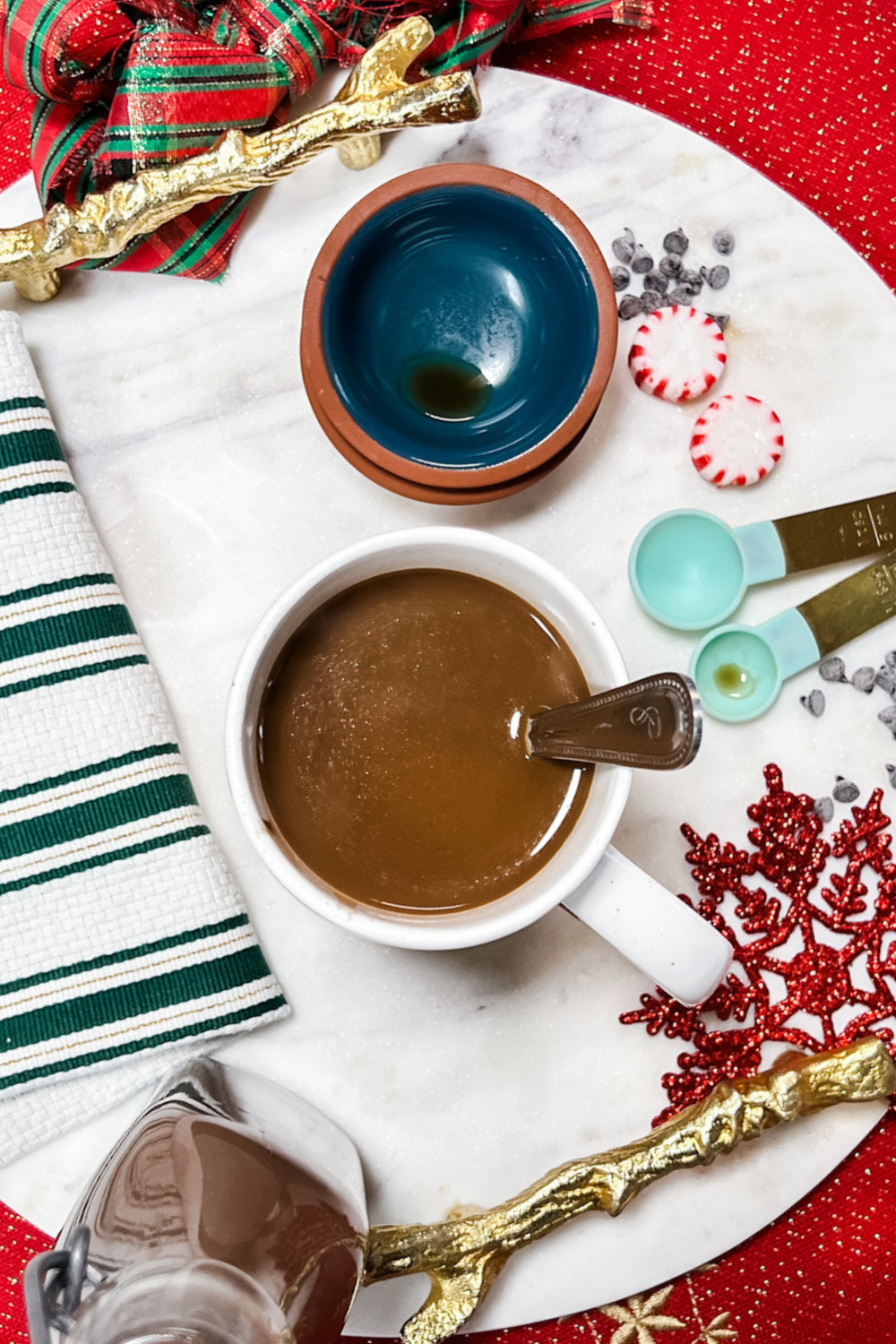 Indulge in the Richness of Peppermint Mocha Creamer | Cheers Jenn