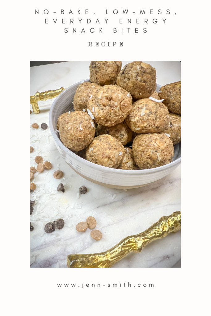 Energy Snack Bites: Quick and Easy Recipe - Jenn Giam Smith